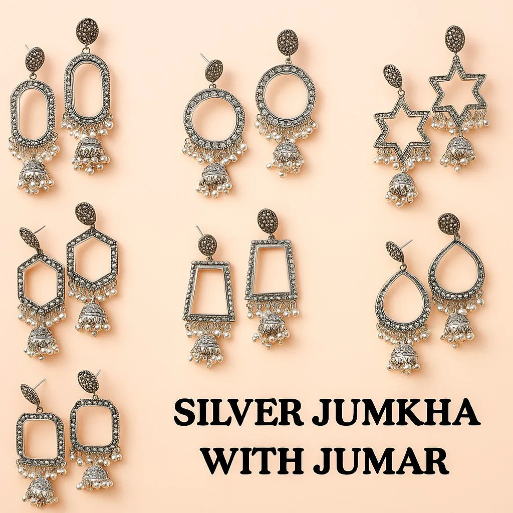 Silver Jumkha With Jumar – Resinhastkala Store