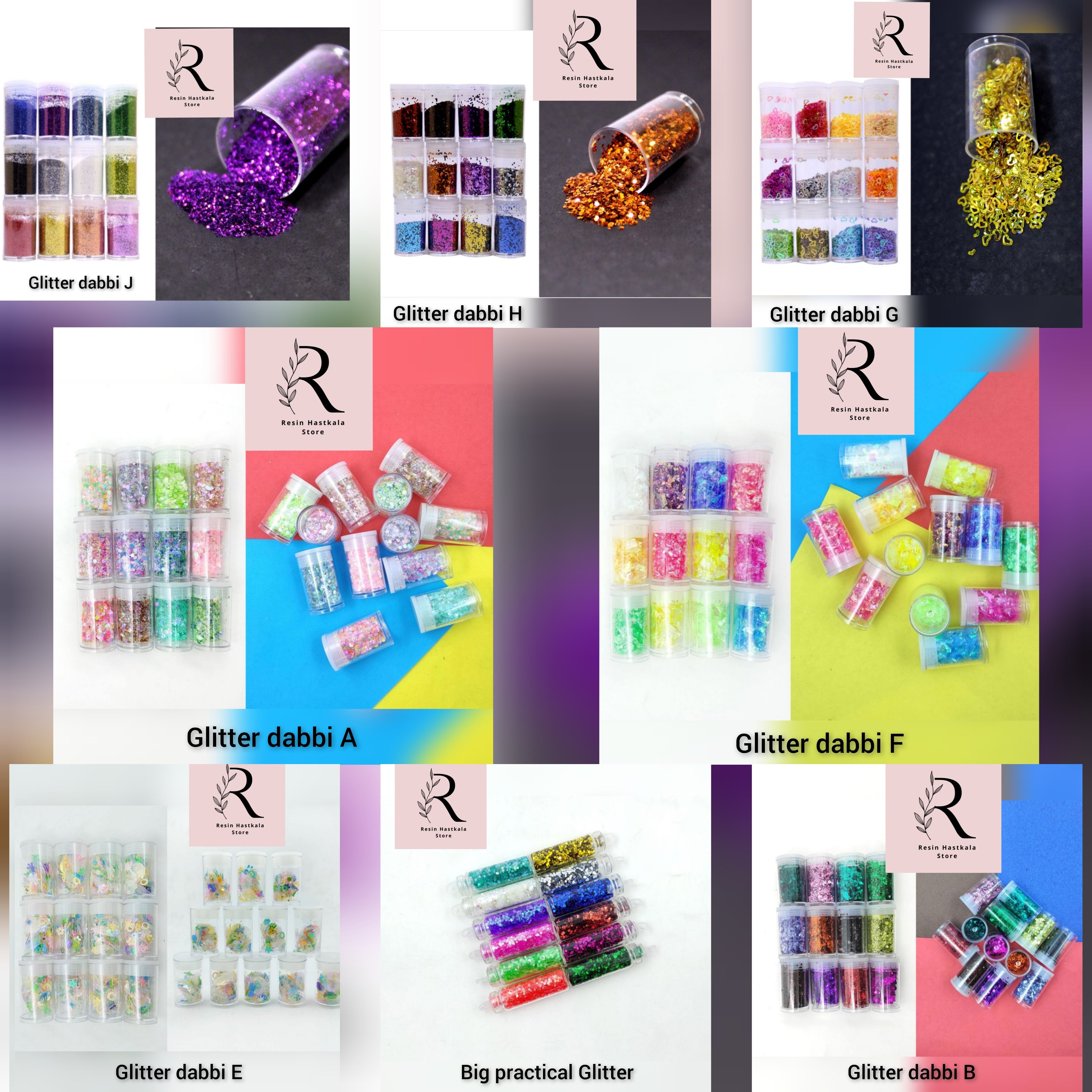 Glitters Set – Resinhastkala Store