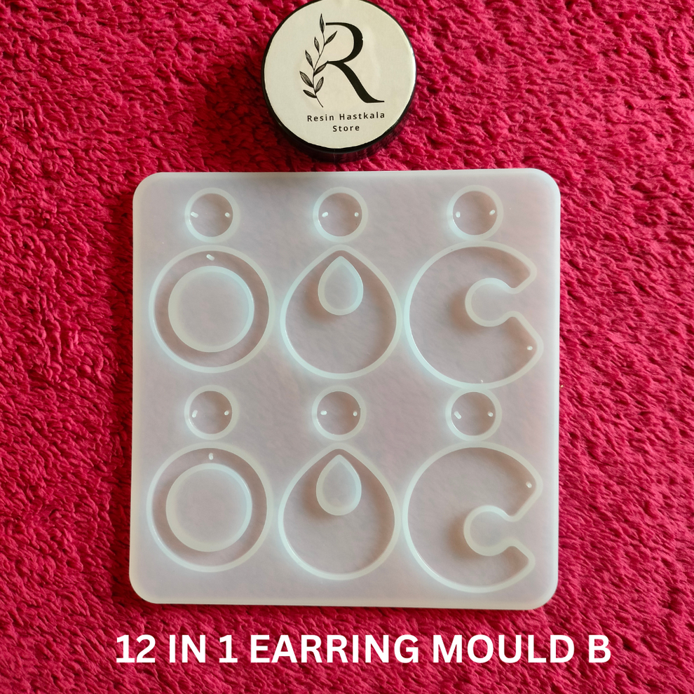 12 In 1 Earring Mould B – Resinhastkala Store