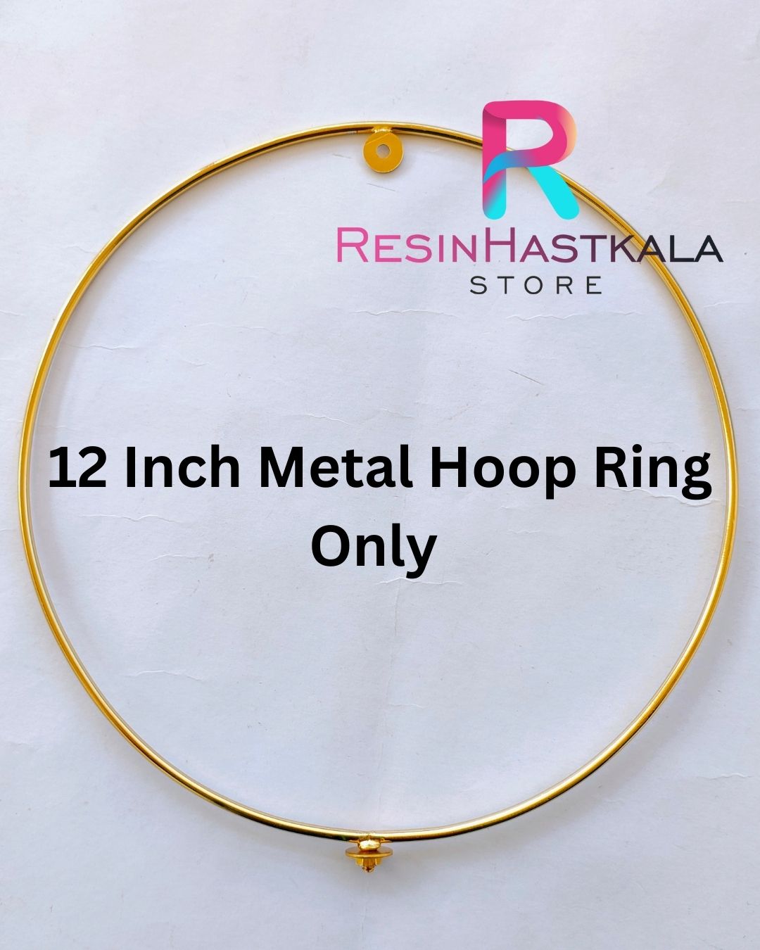 12 Inch Metal Hoop Ring Only (No Stand) – Resinhastkala Store