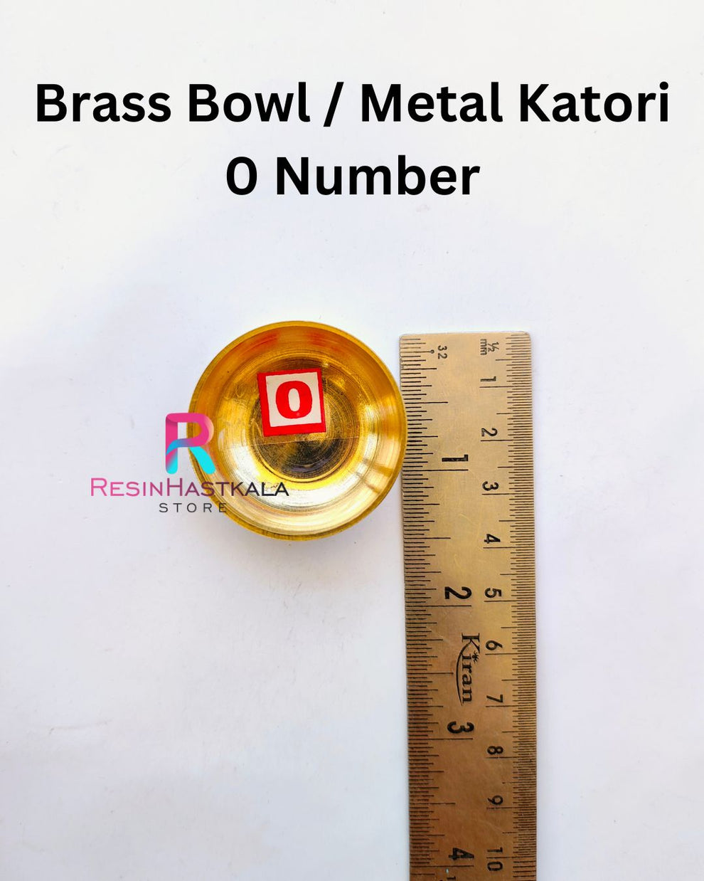 Brass Bowl / Metal Katori (Number 0) – Resinhastkala Store