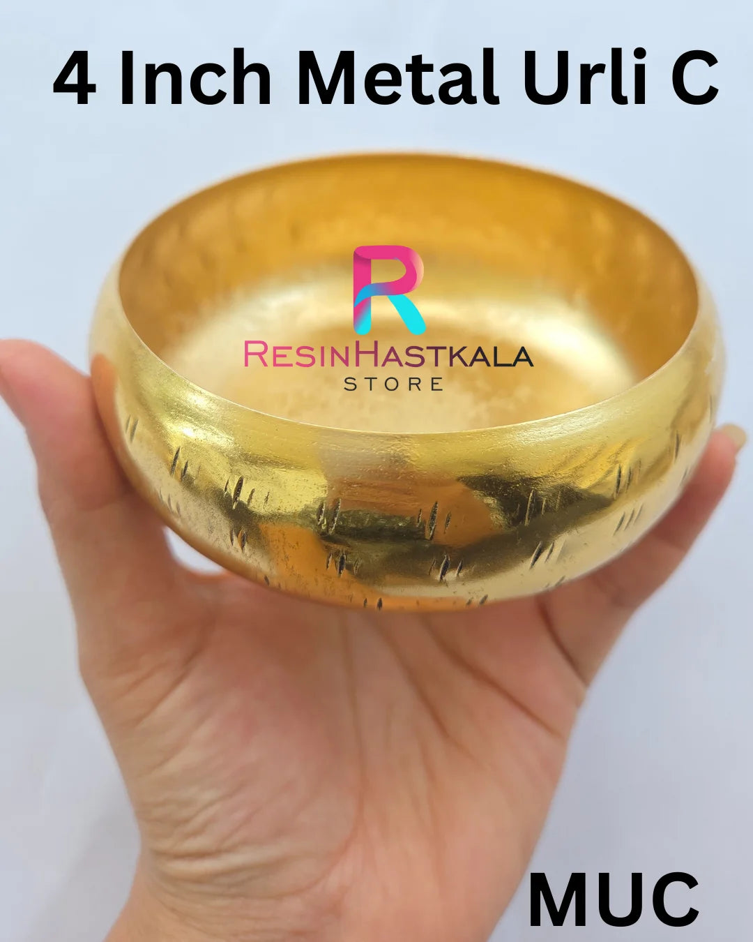 4 Inch Metal Urli C – Resinhastkala Store