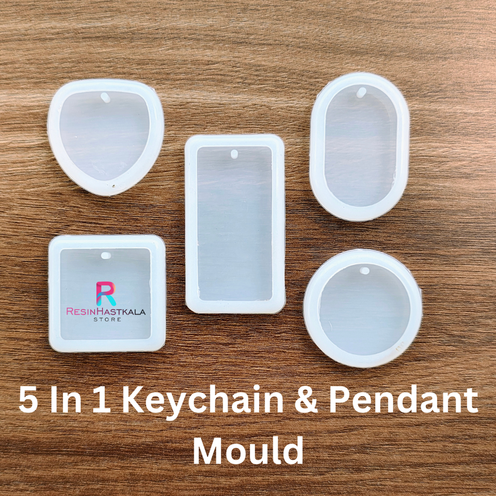 5 In 1 Keychain & Pendant Mould – Resinhastkala Store