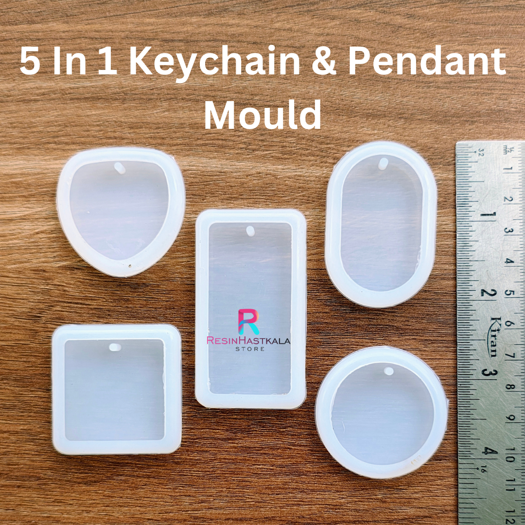 5 In 1 Keychain & Pendant Mould – Resinhastkala Store