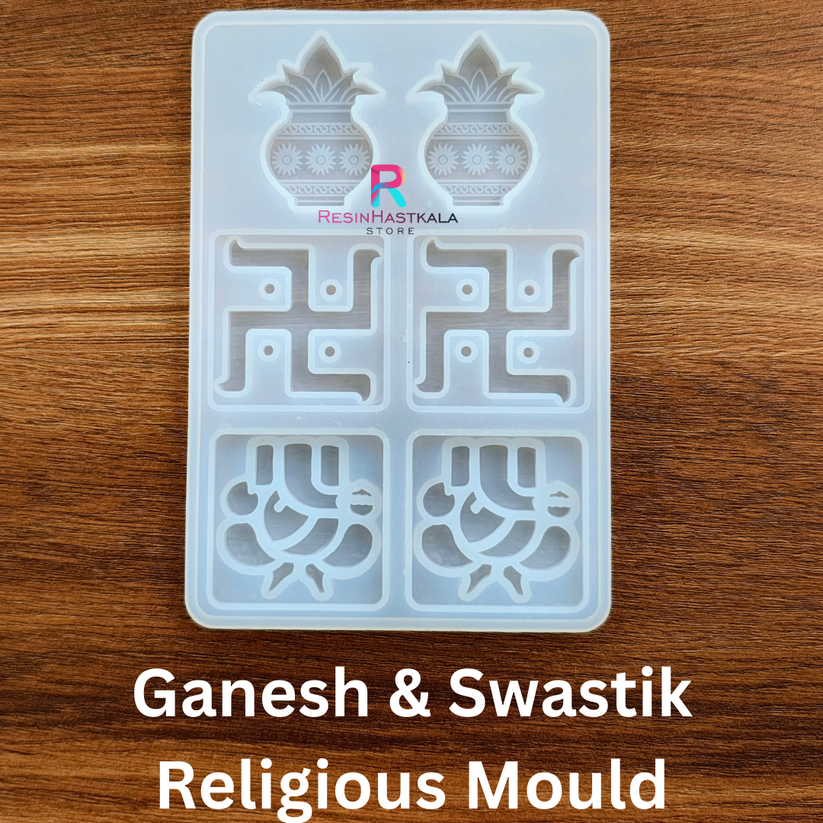 Ganesh & Swastik Religious Mould – Resinhastkala Store
