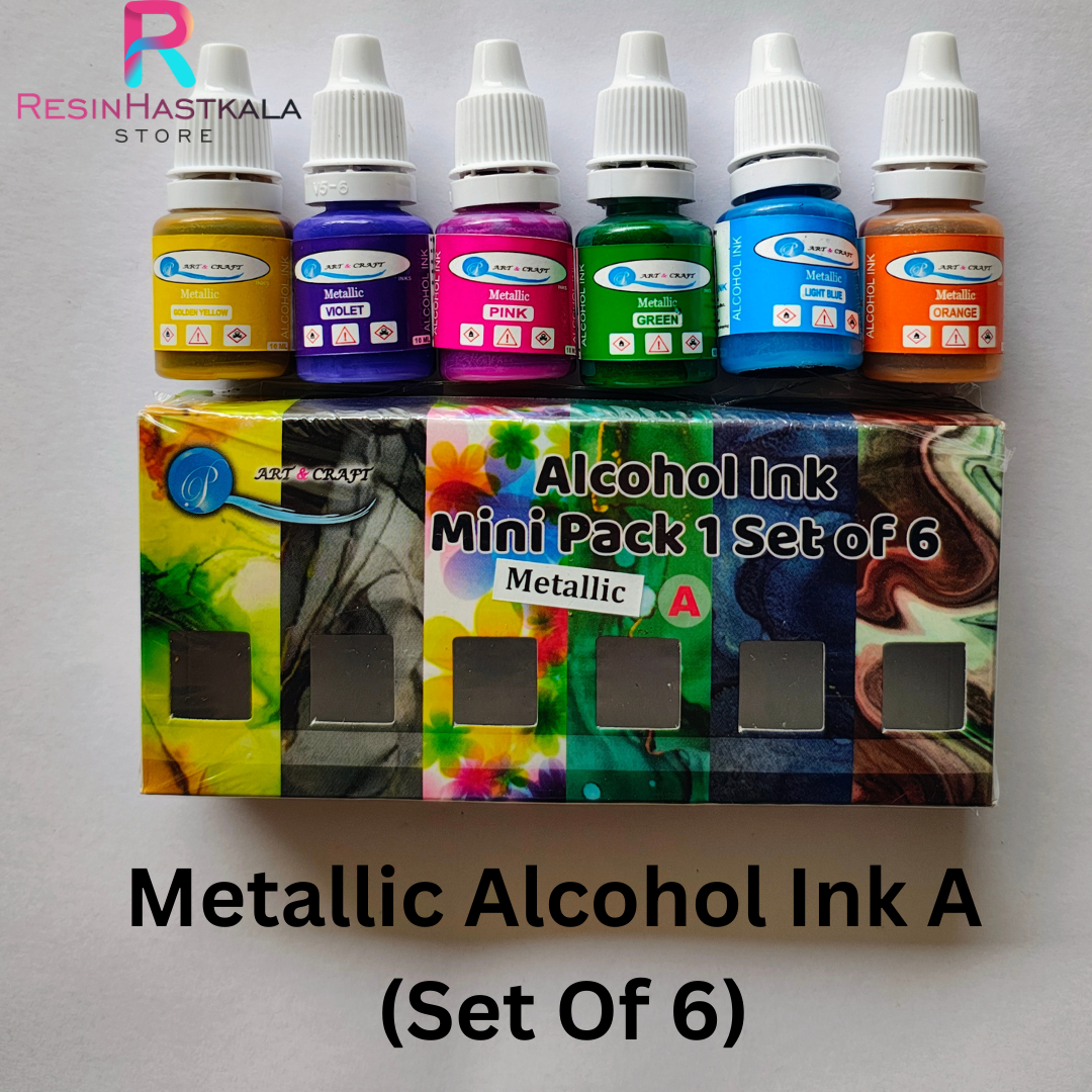 Metallic Alcohol Ink A (Set Of 6) – Resinhastkala Store