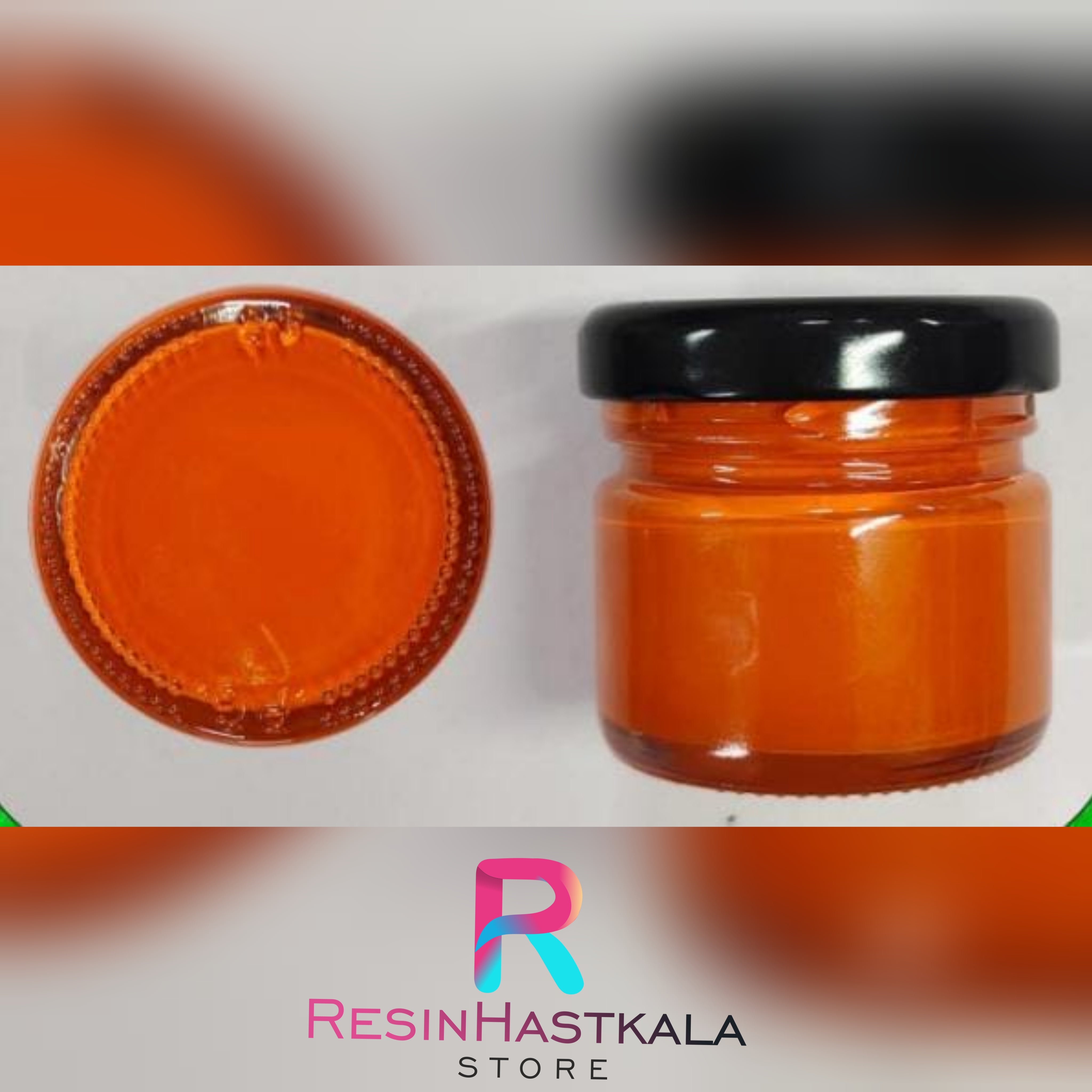 Orange Translucent Resin Pigment 20 Gram – Resinhastkala Store