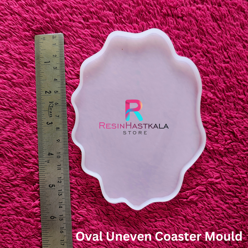 Oval Uneven Coaster Mould – Resinhastkala Store