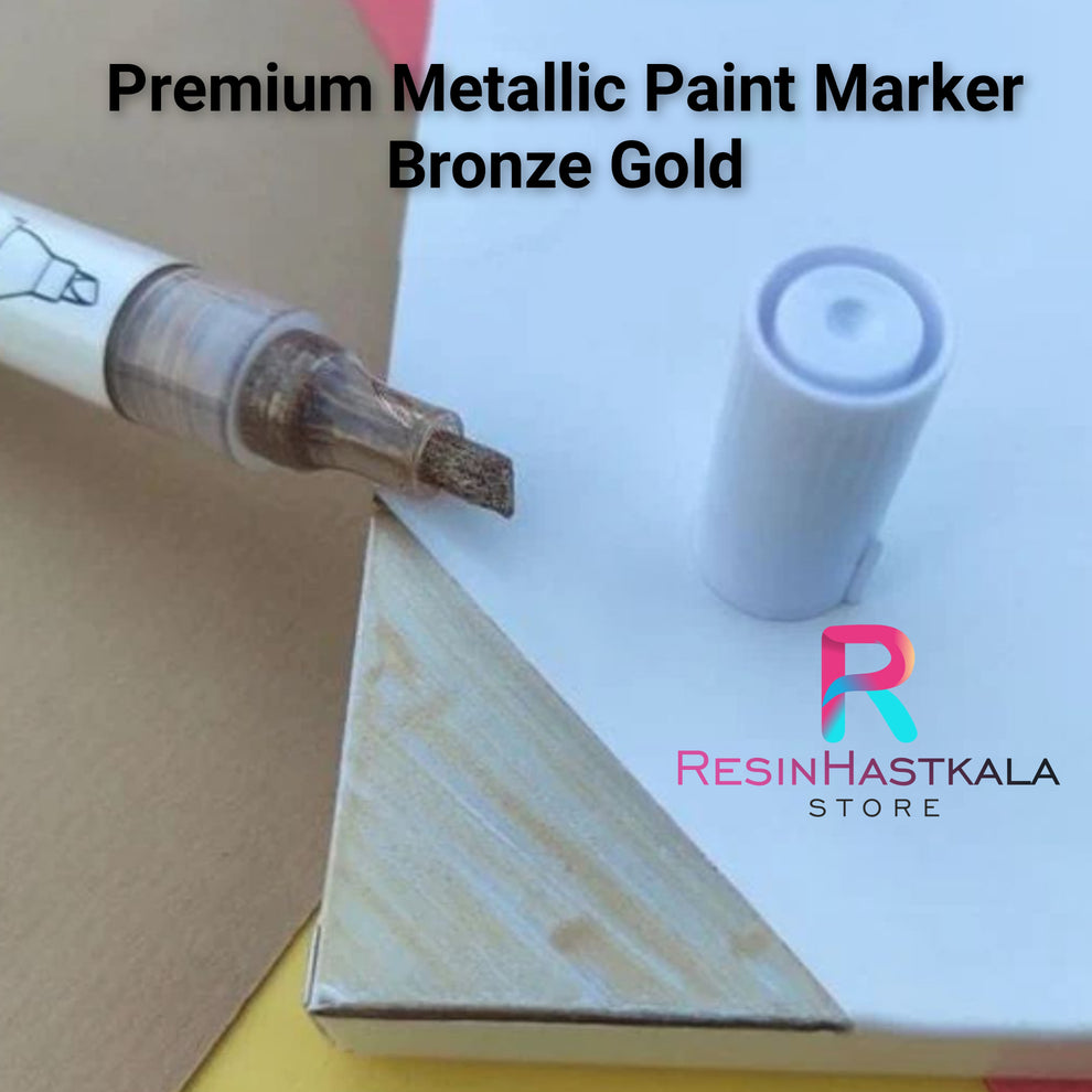 Premium Mettalic Paint Marker - Bronze Gold – Resinhastkala Store
