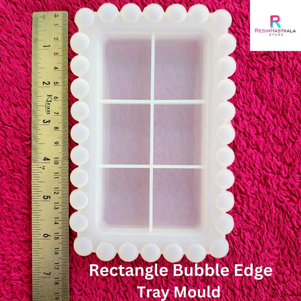 Rectangle Bubble Edge Tray Mould – Resinhastkala Store