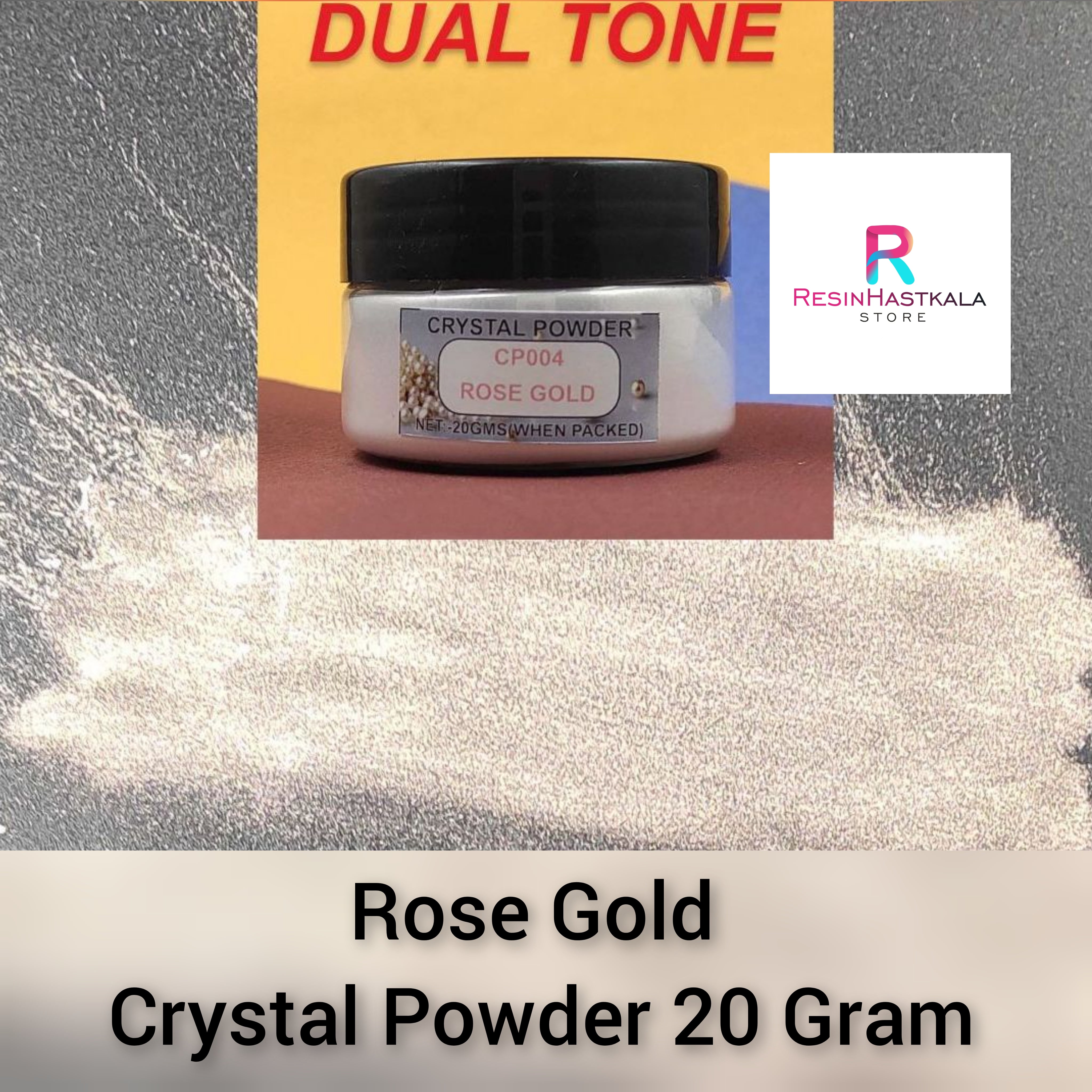 Rose Gold Crystal Powder 20 Gram – Resinhastkala Store