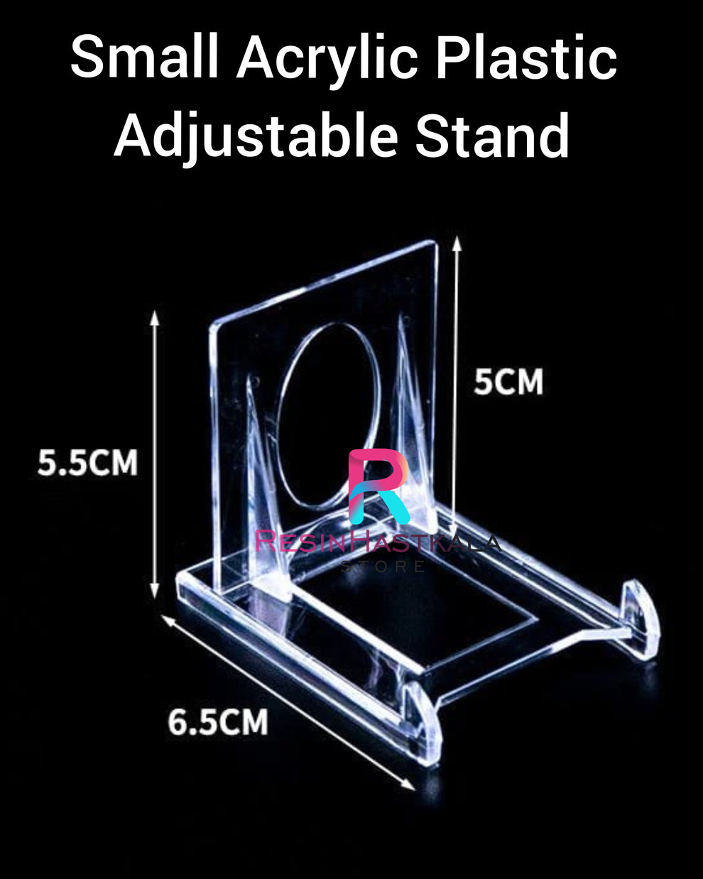 Small Acrylic Plastic Adjustable Stand – Resinhastkala Store