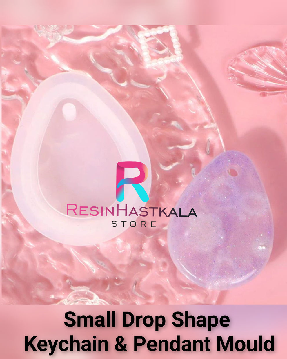 Small Drop Keychain & Pendant Mould – Resinhastkala Store