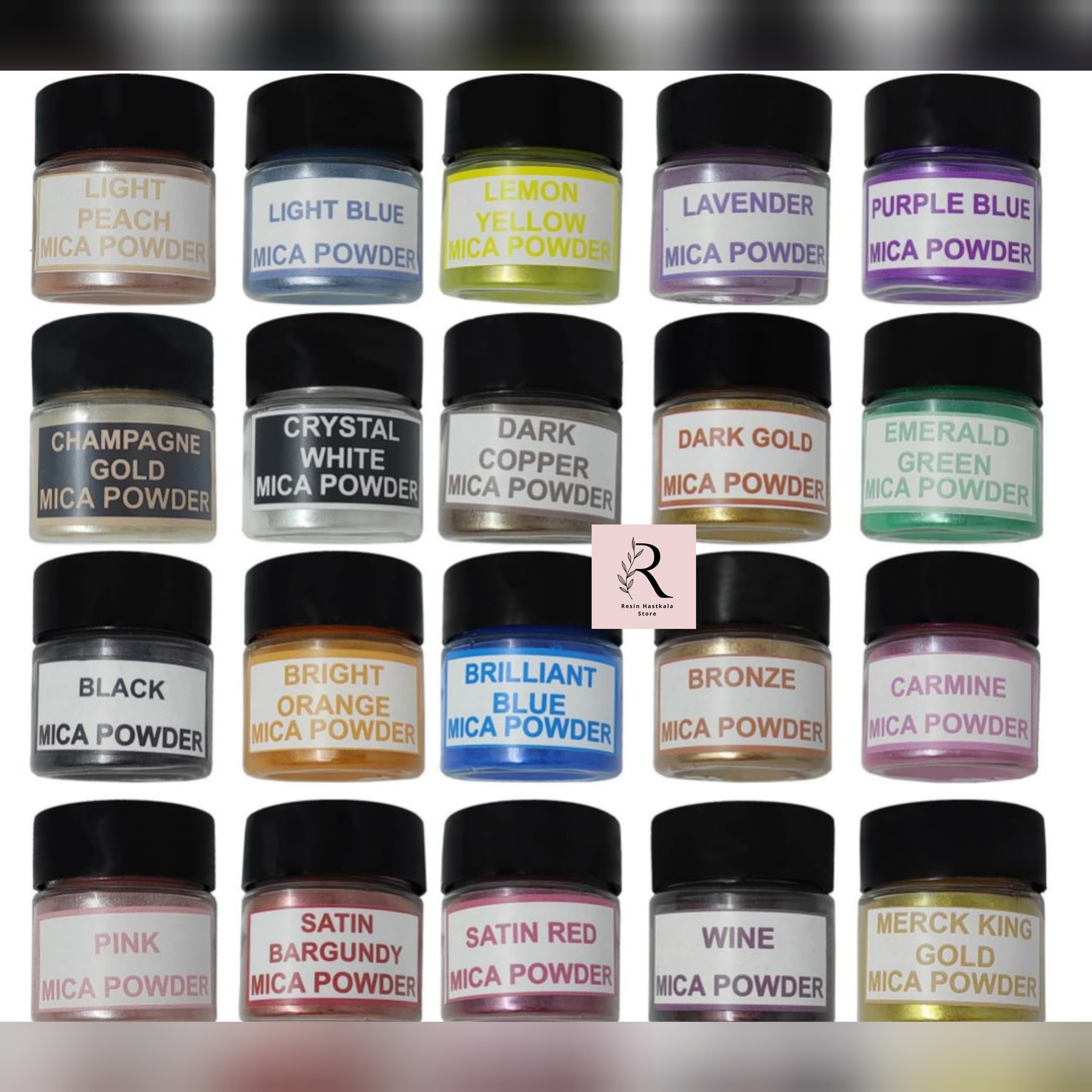Mica Powder Set Of 20 – Resinhastkala Store