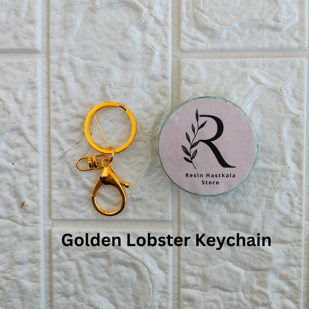 Premium Gold Lobster Keychain – Resinhastkala Store